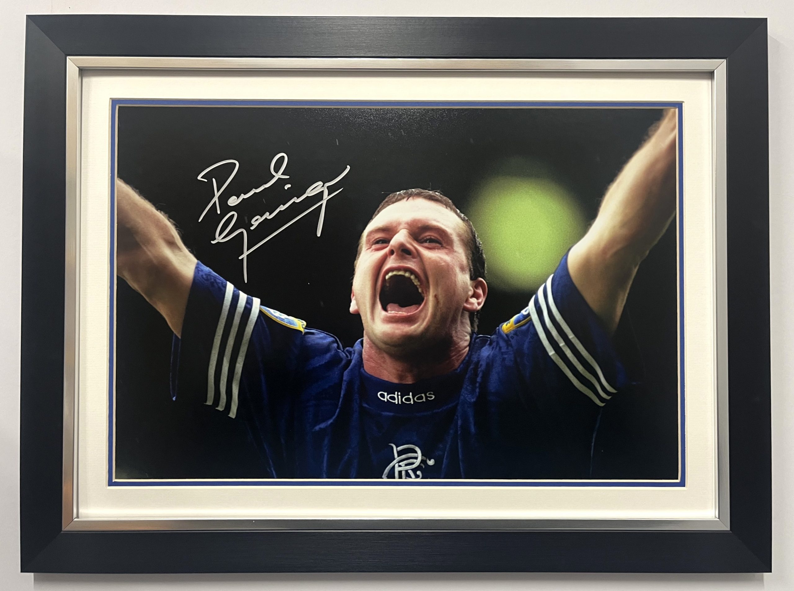 Paul Gascoigne Signed Glasgow Rangers Print – Perfect Auctions